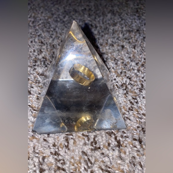 Other | Masonic Pyramid W 14 Degree Scottish Rite Ring Paperweight ...